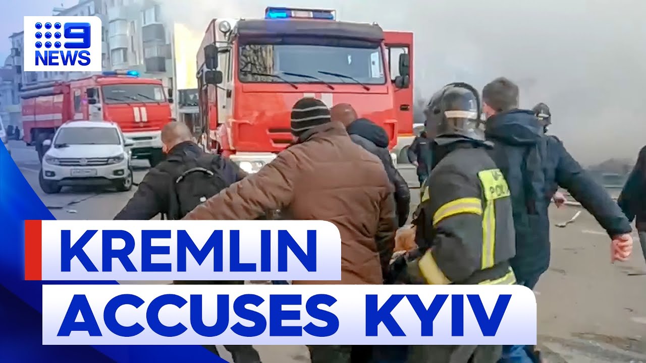Kremlin accuses Kyiv of deadly attack on border towns | 9 News ...