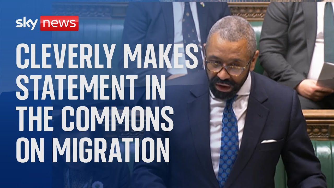 Watch live: Home Secretary James Cleverly makes statement in The ...