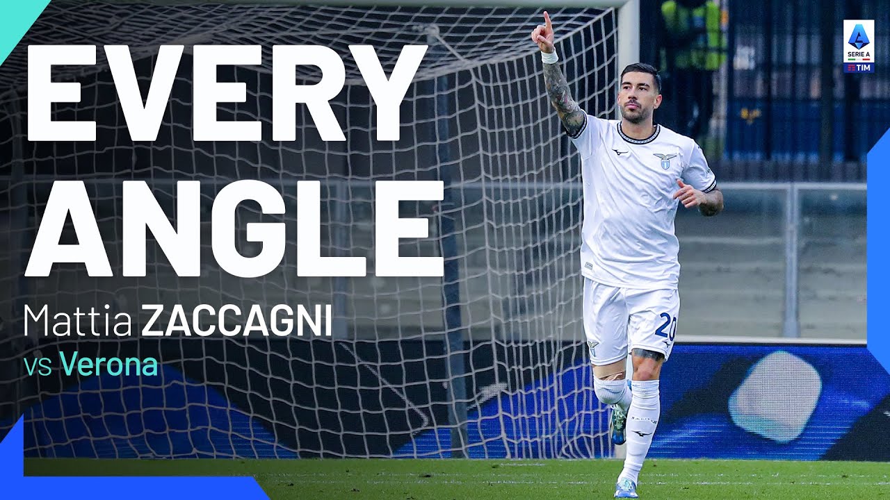 Zaccagni’s magical touch | Every Angle | Verona-Lazio | Serie A 2023/24 ...