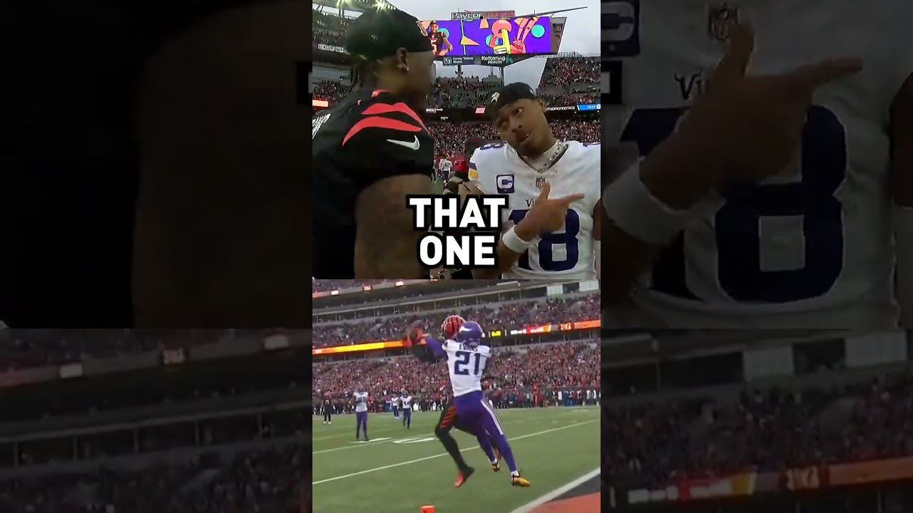 Justin Jefferson was very impressed with Tee Higgins' game-tying ...