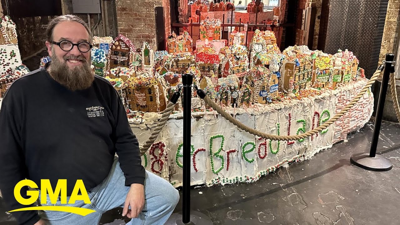 Check out the world’s largest gingerbread village display - The Global ...