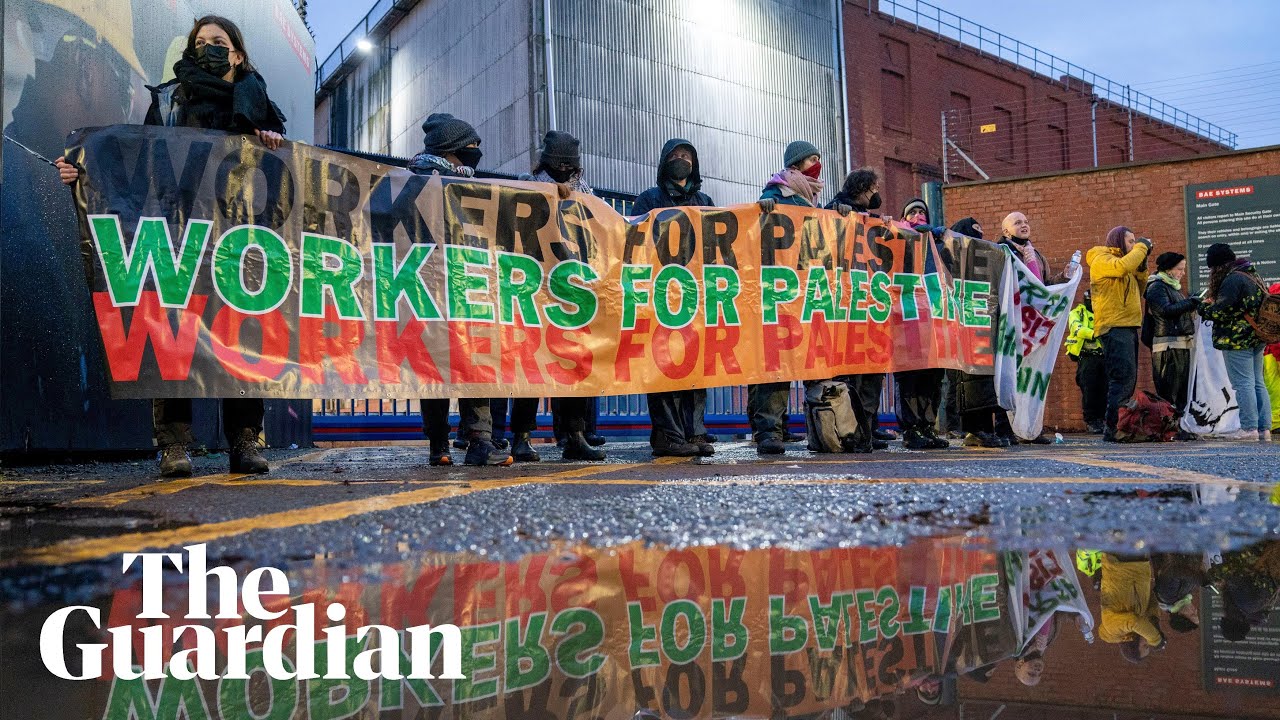 Protesters shut down four UK arms factories producing Israeli fighter ...