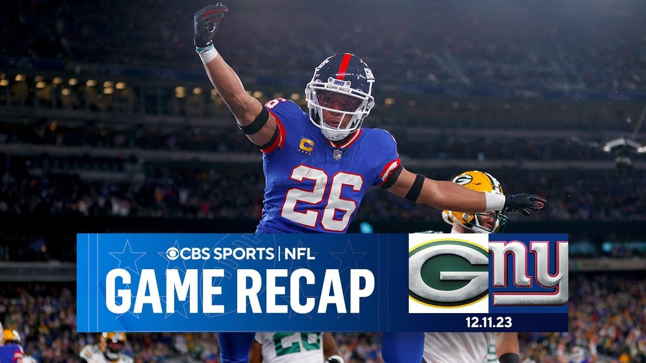 Bullock hits GAME-WINNING FIELD GOAL, as Giants POWER past Packers ...
