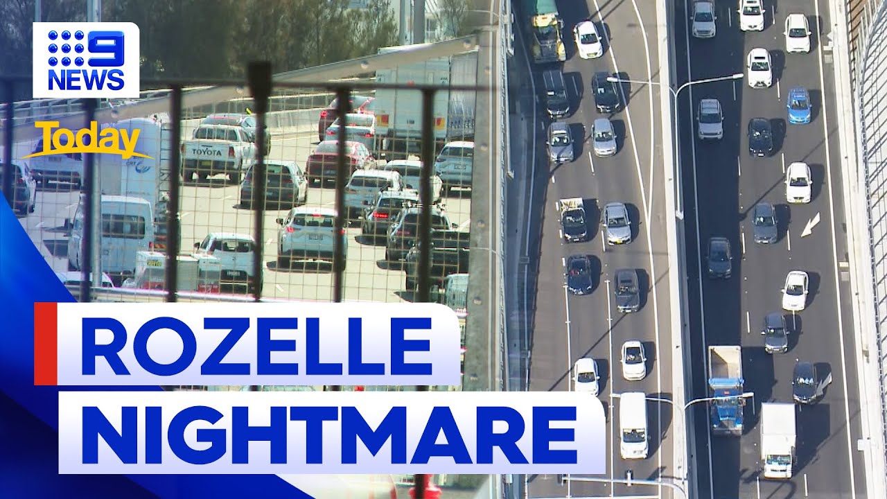 Frustrations grow over Sydney's new Rozelle interchange | 9 News ...