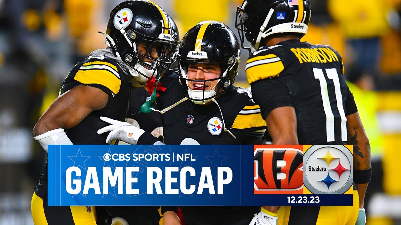 Mason Rudolph SHOWED UP as Steelers beat Bengals | Game Recap | CBS ...
