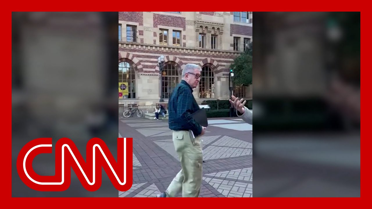 Viral video of USC professor's encounter with pro-Palestinian students ...