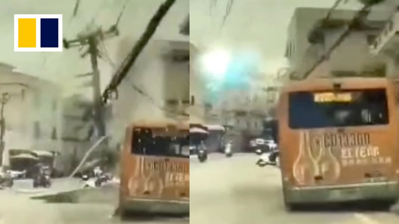 Driver dozes off, crashing bus into utility pole - The Global Herald