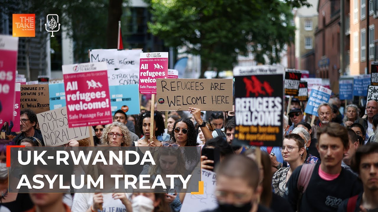 Asylum seekers left in limbo under UK-Rwanda treaty | The Take - The ...