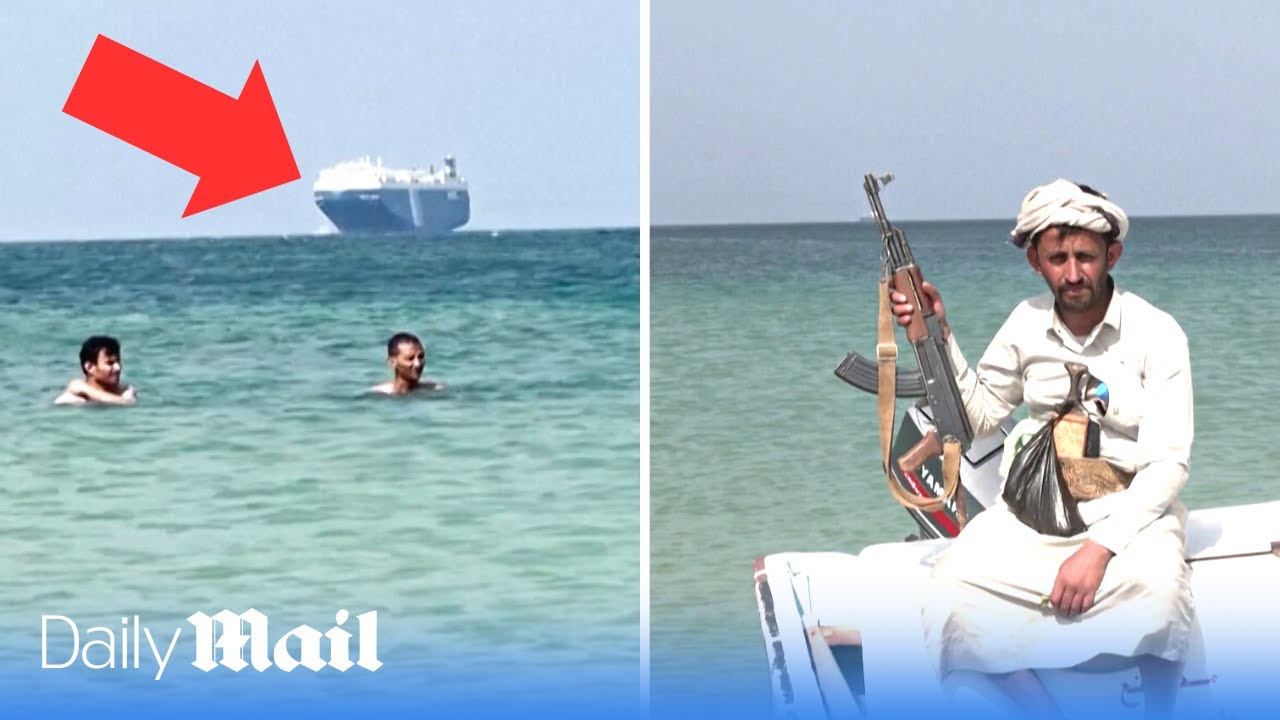 Houthi rebel holiday resort set up on captured Galaxy Leader cargo ship ...