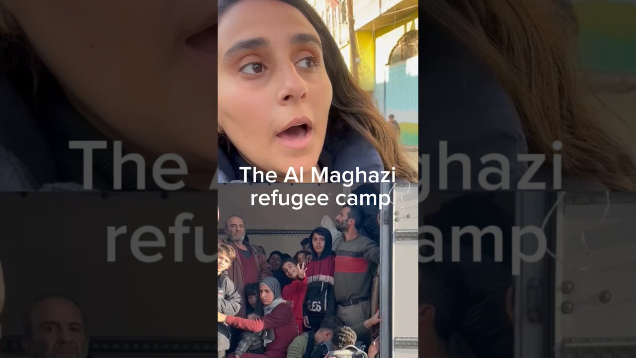Al Maghazi refugee camp evacuation #aljazeeraenglish #palestine # ...