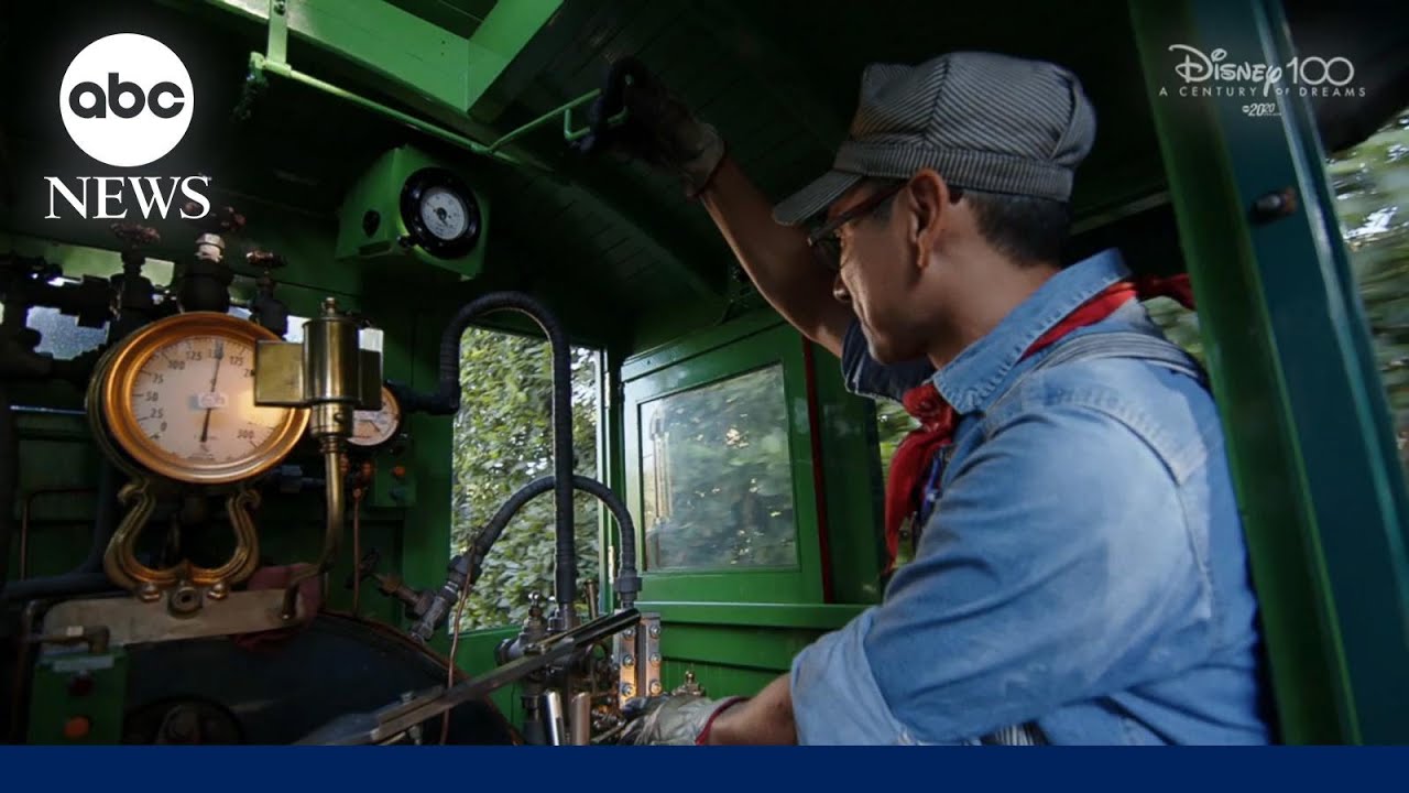 How conductor honors Walt Disney on original Disneyland train - The ...