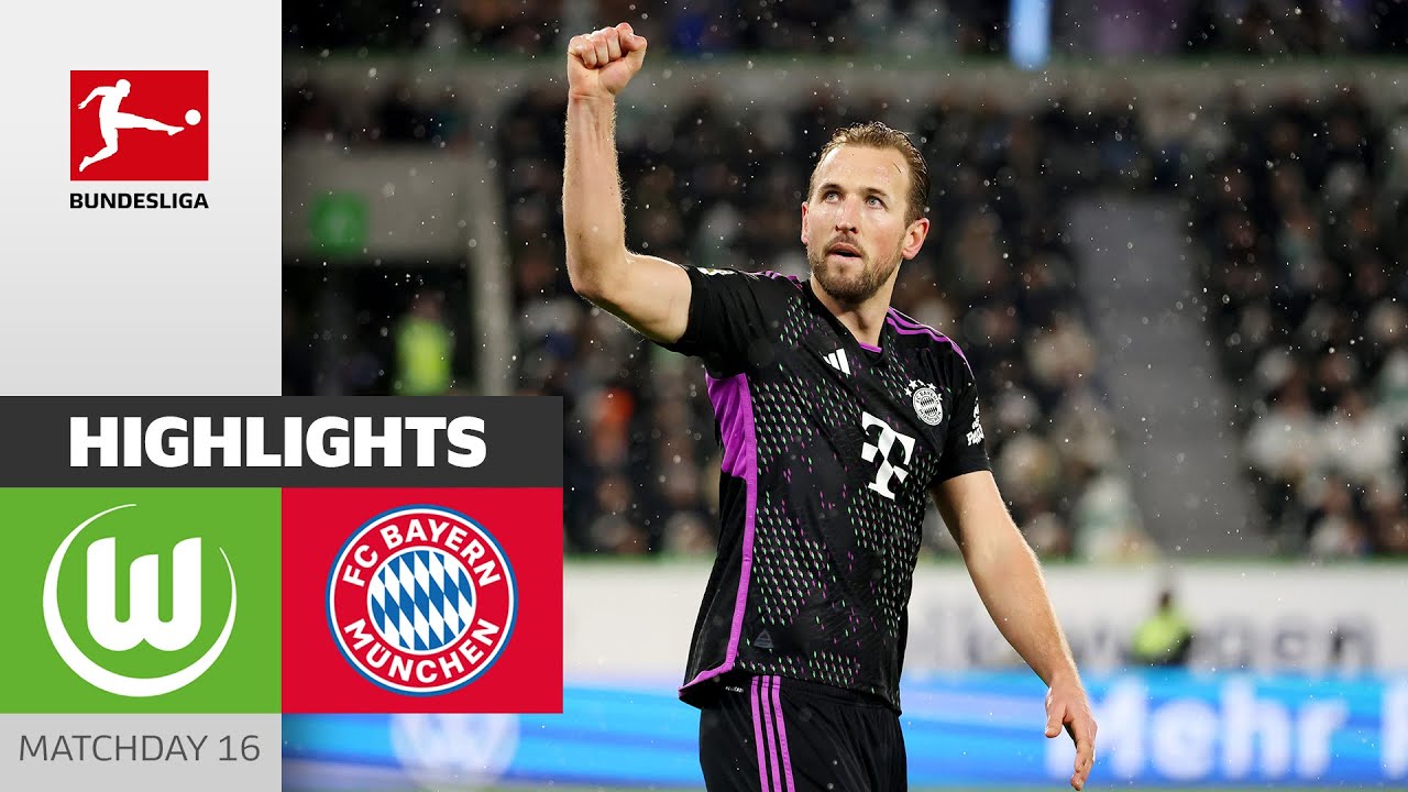 Bayern Stays In Contention! | Wolfsburg - FC Bayern München 1-2 | Highlights | MD16–Bundesliga ...