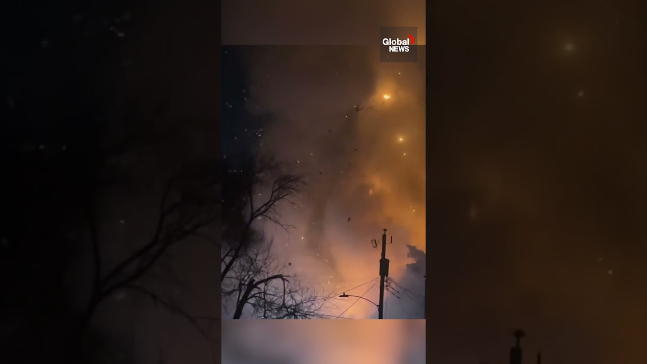 Video captures fiery explosion of Virginia house - The Global Herald