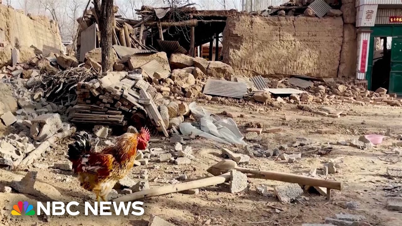 WATCH: The moment a deadly earthquake struck northwest China - The ...