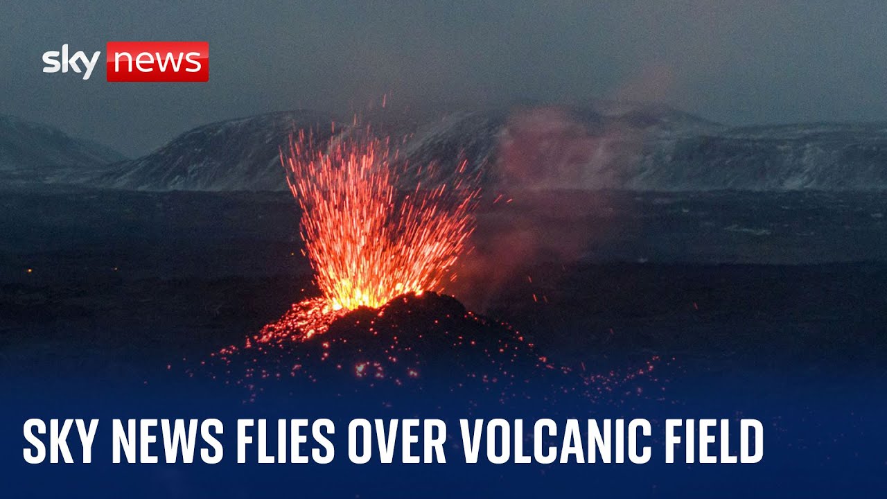Iceland: Sky News team takes flight over volcanic field - The Global Herald