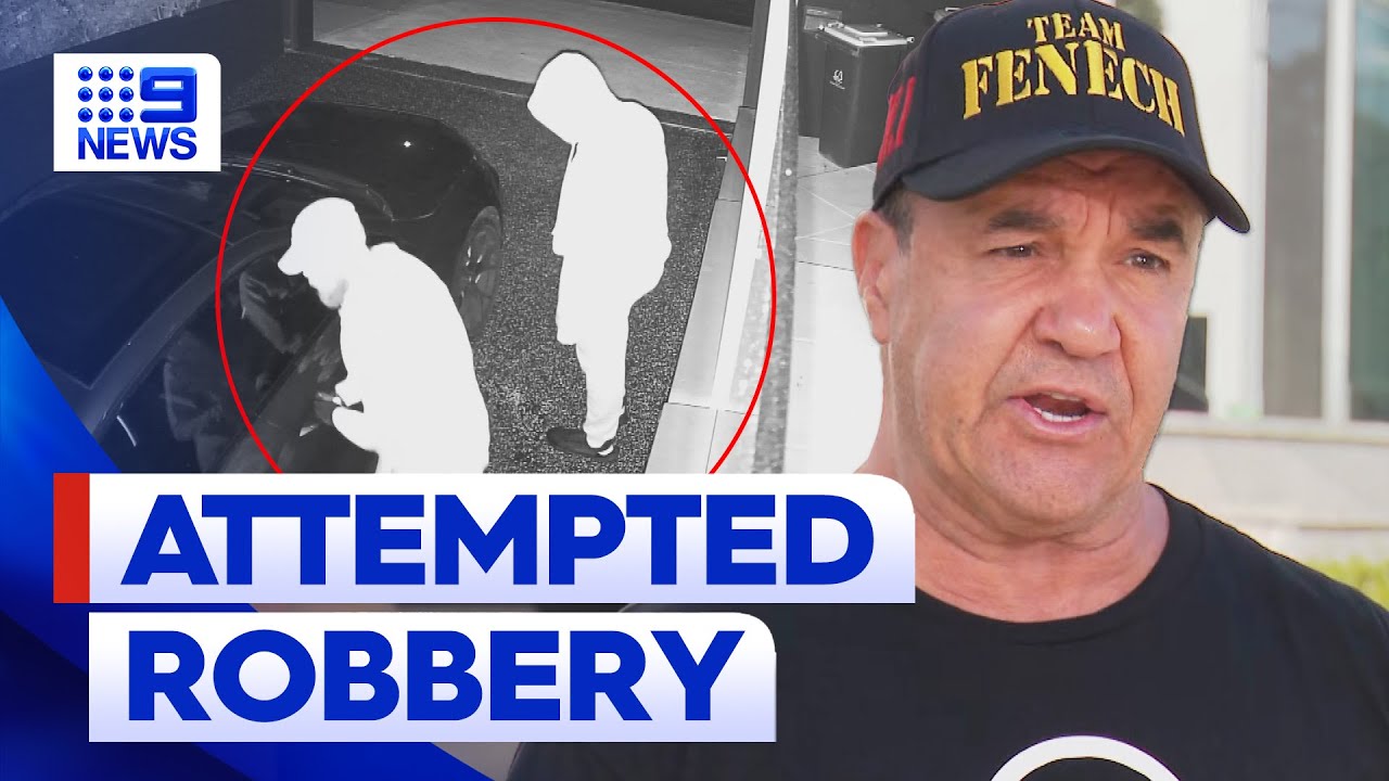 CCTV footage shows thieves target Jeff Fenech's Sydney home | 9 News ...
