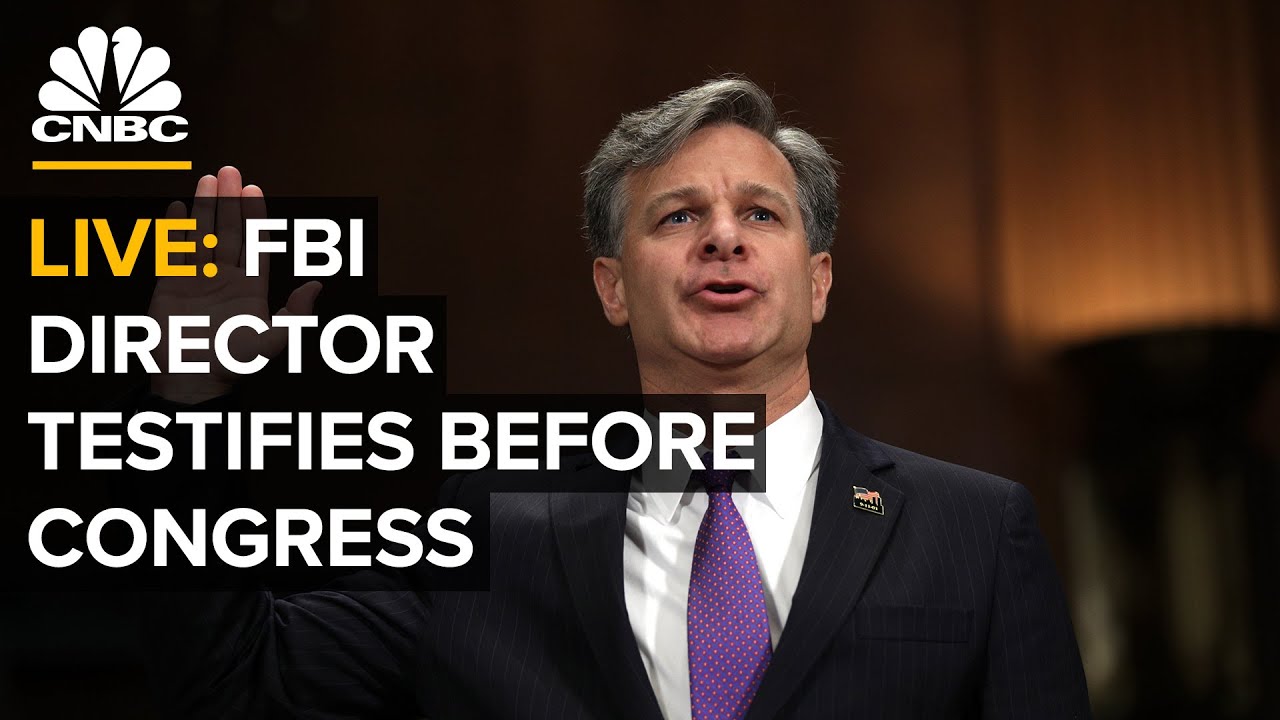 LIVE: FBI Director Christopher Wray testifies before Senate committee ...