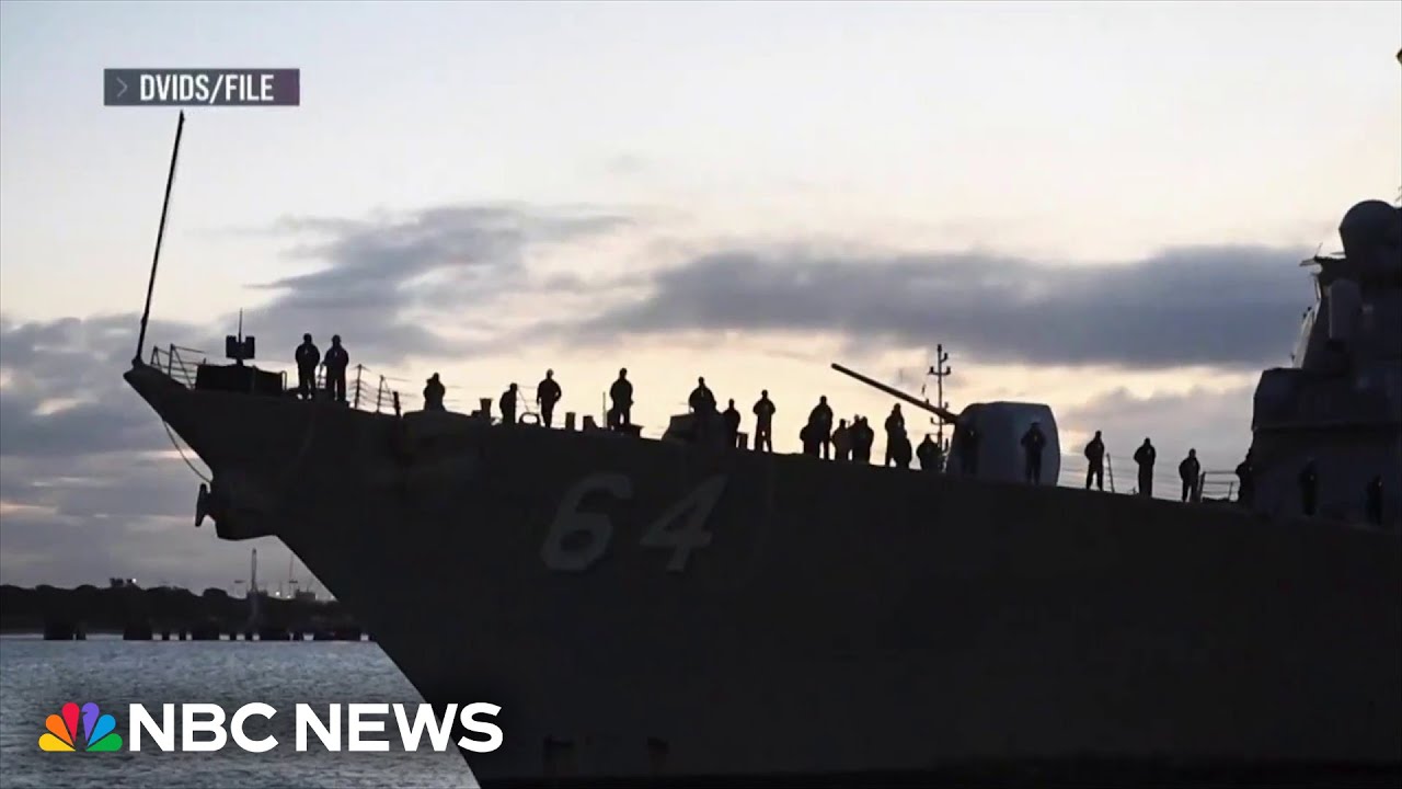 USS Carney responded after attacks on civilian ships in Red Sea ...