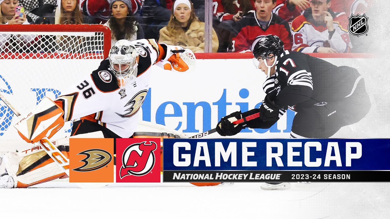 Ducks @ Devils 12/17 | NHL Highlights 2023 - The Global Herald