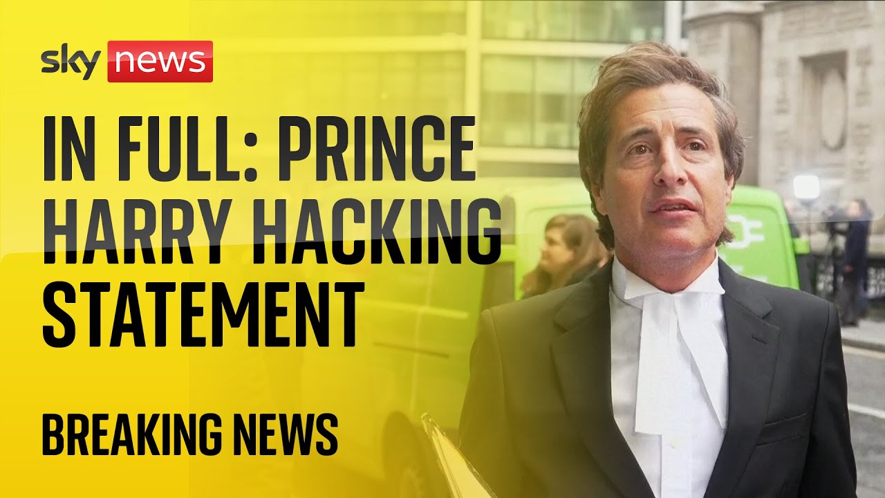 In full: Prince Harry slams 'appalling behaviour' by Piers Morgan and ...