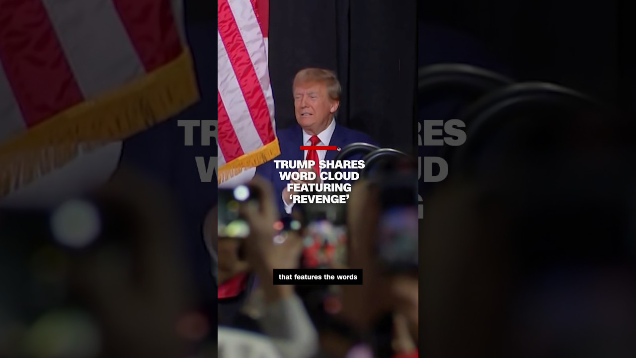 Trump shares word cloud featuring ‘revenge’ - The Global Herald