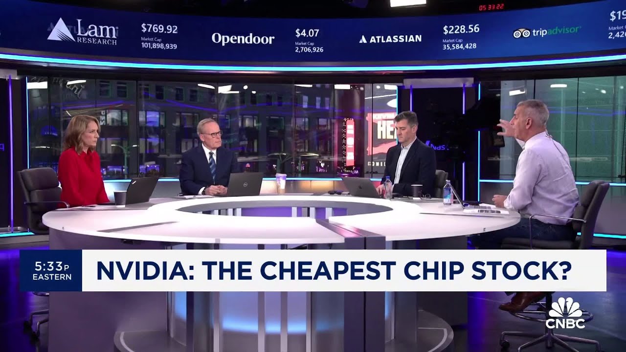 Nvidia might be the cheapest chip stock even after monster run - The ...