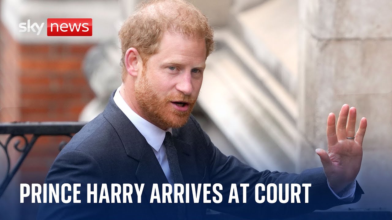 Watch live: Arrivals at court ahead of Prince Harry's court ruling ...