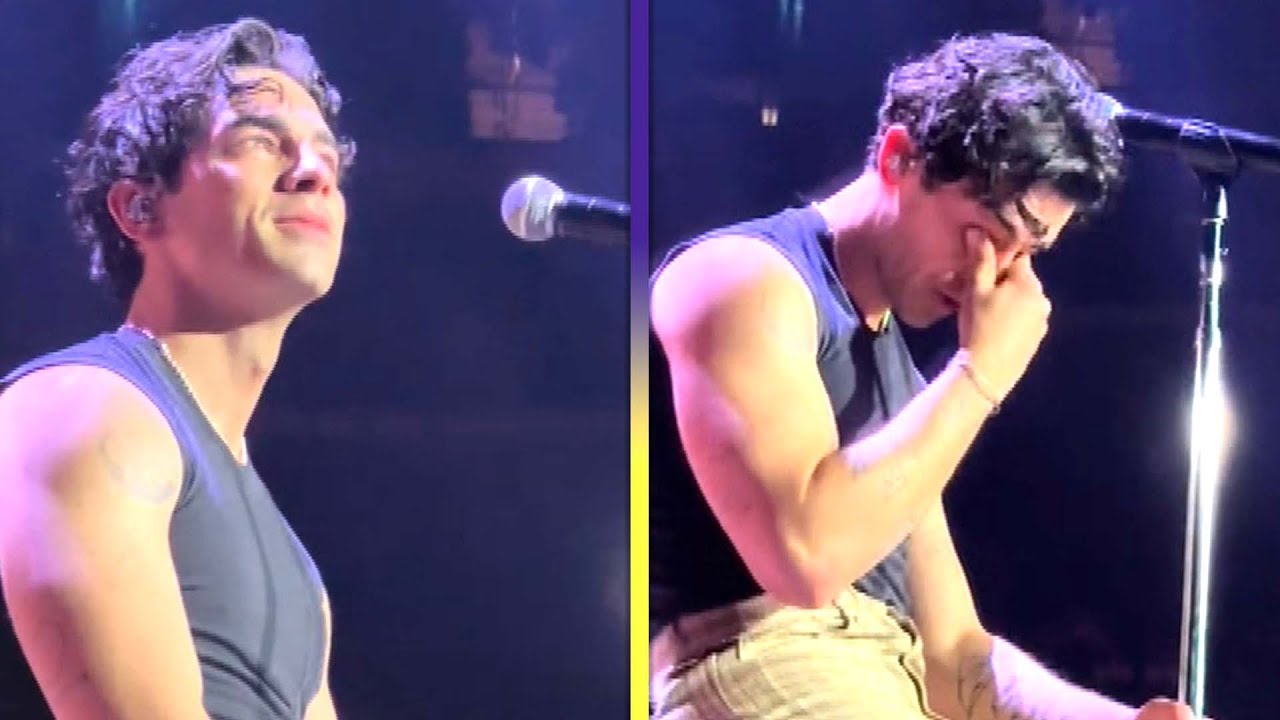 Joe Jonas Tears Up Singing Little Bird as Daughters Watch On - The ...