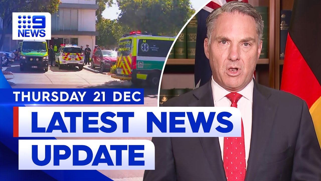 Adelaide stabbing attack; Government confirms no Red Sea warship will ...