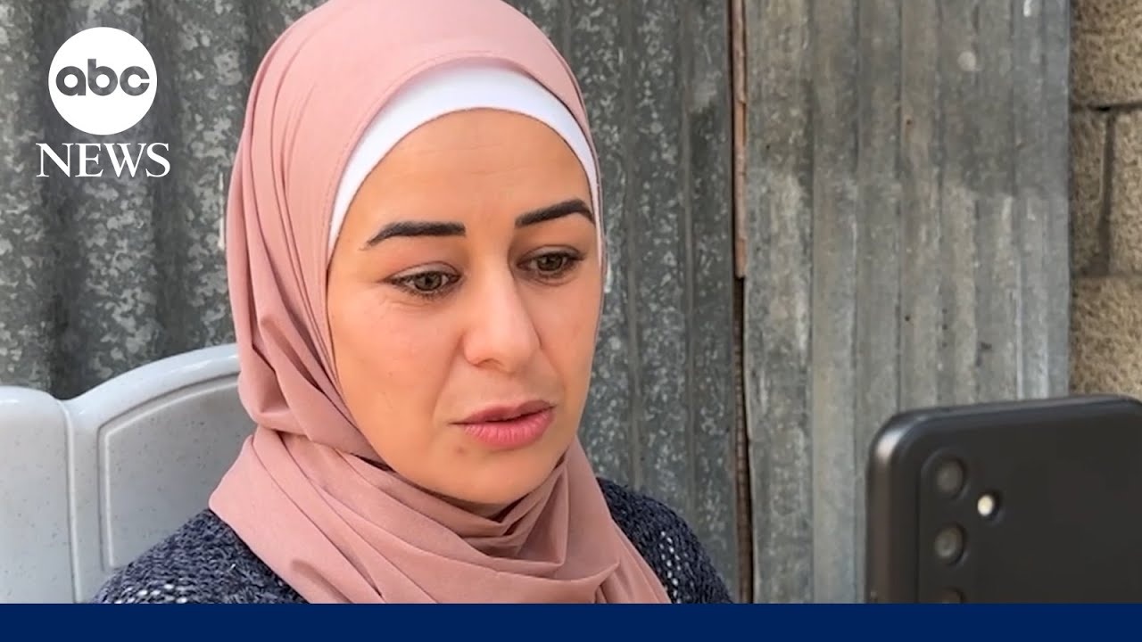 Gazan refugee seeks security for her family amid the ongoing Israel ...