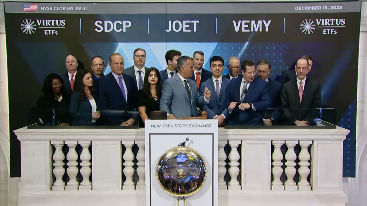 Virtus Exchange-Traded Funds (NYSE Arca: JOET; VEMY; SDCP) Rings The ...