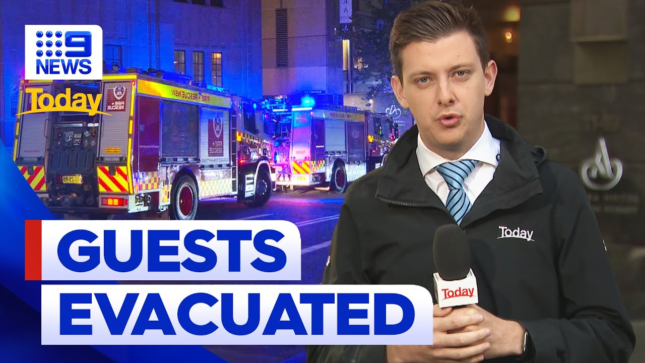Five-star hotel guests left stranded after flooding in Sydney | 9 News ...