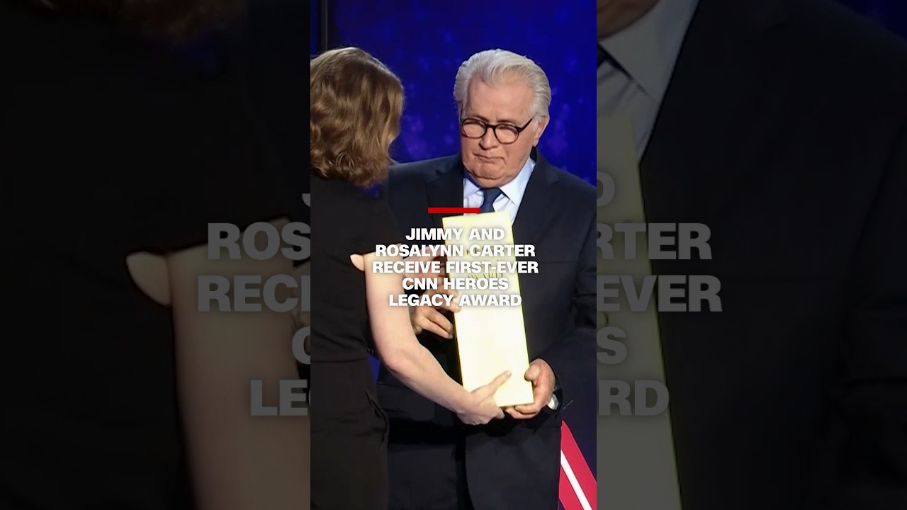 Jimmy and Rosalynn Carter honored with first-ever CNN Heroes Legacy ...