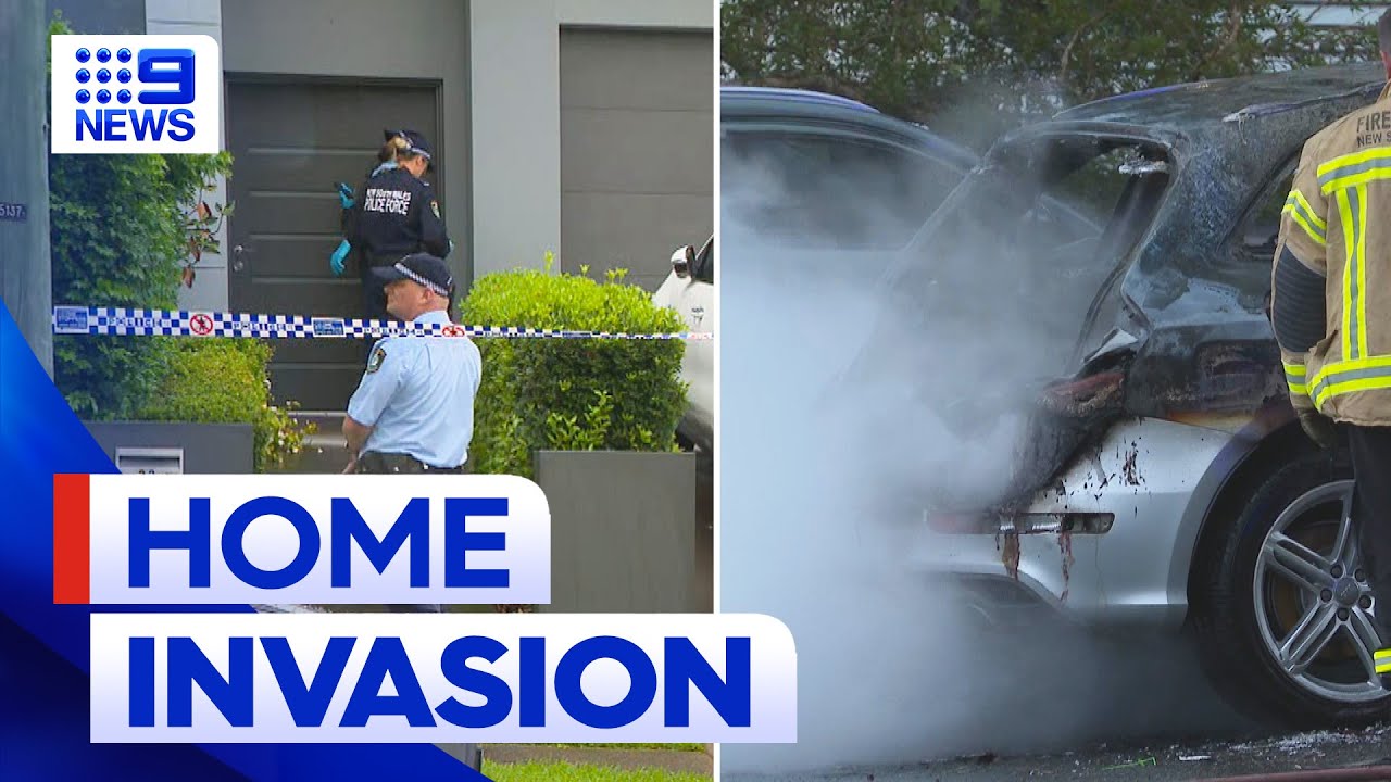 Sydney family left traumatised after armed home invasion | 9 News ...