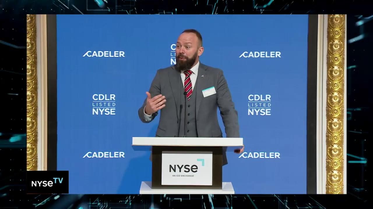 Live on NYSE TV | The NYSE welcomes Cadeler (NYSE: CDLR) to celebrate ...