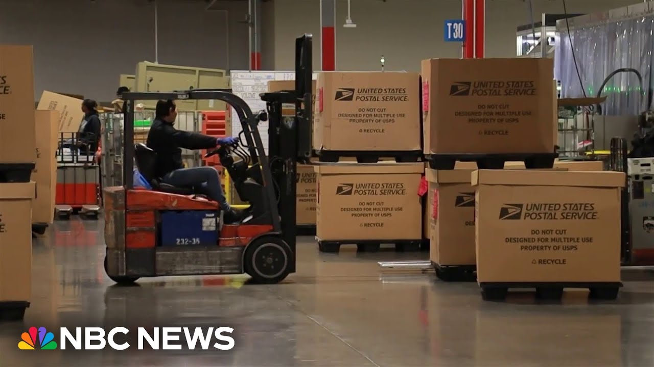An inside look at largest USPS distribution facility amid holiday ...