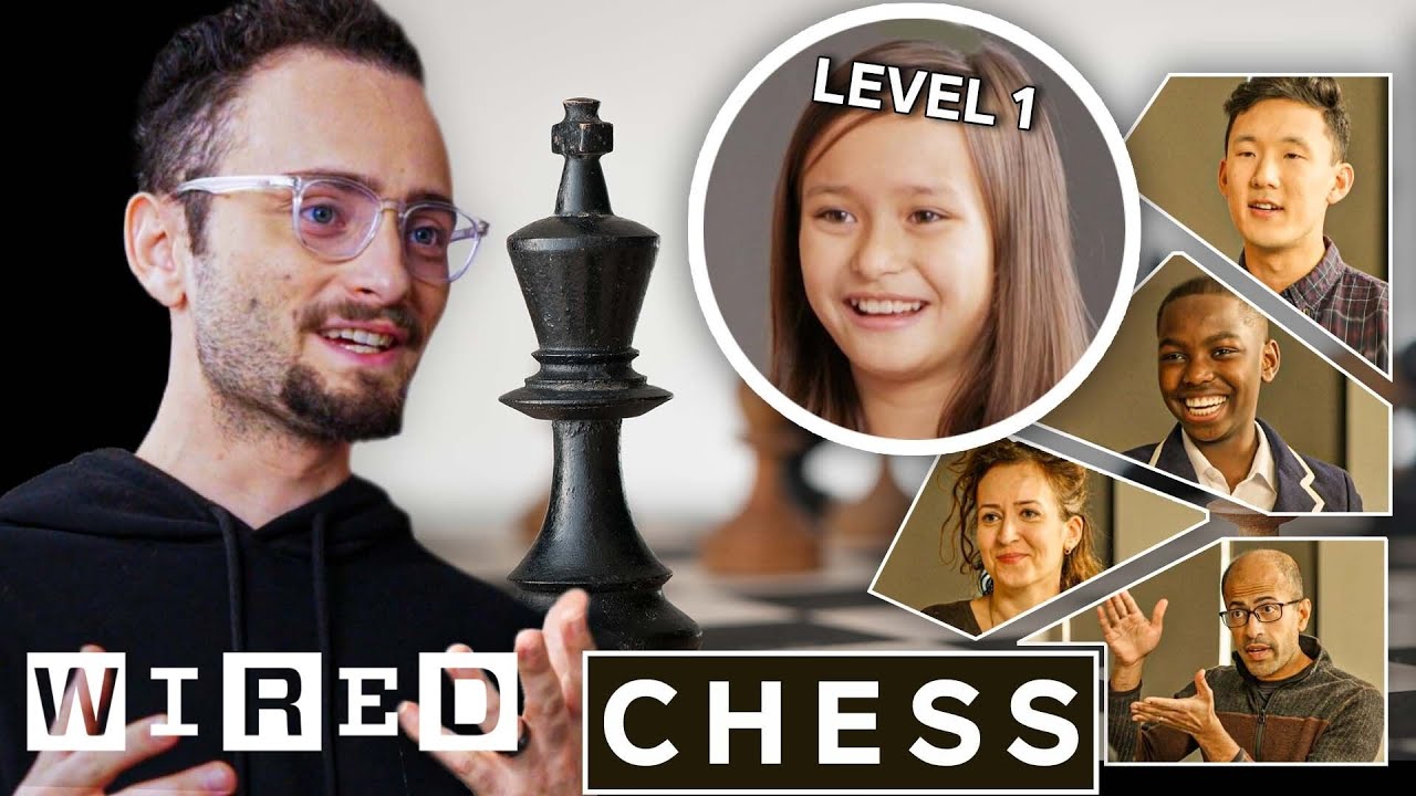 Chess Pro Explains Chess in 5 Levels of Difficulty (ft. GothamChess ...