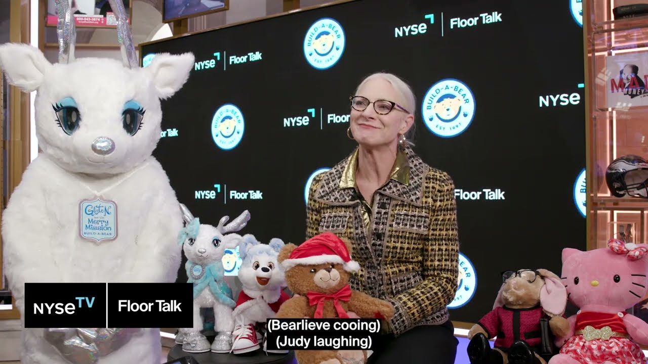 Build-A-Bear CEO talks about new interactive Bearlieve bear and Glisten ...