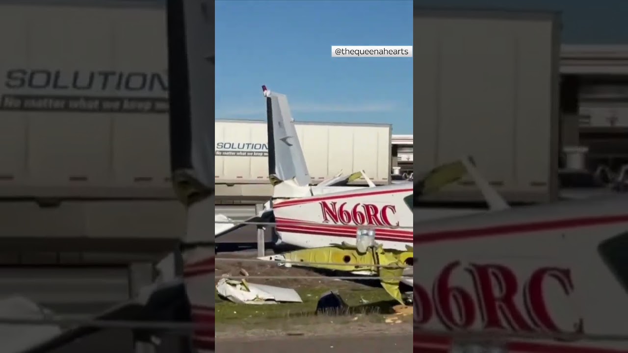 Plane crashes on highway - The Global Herald