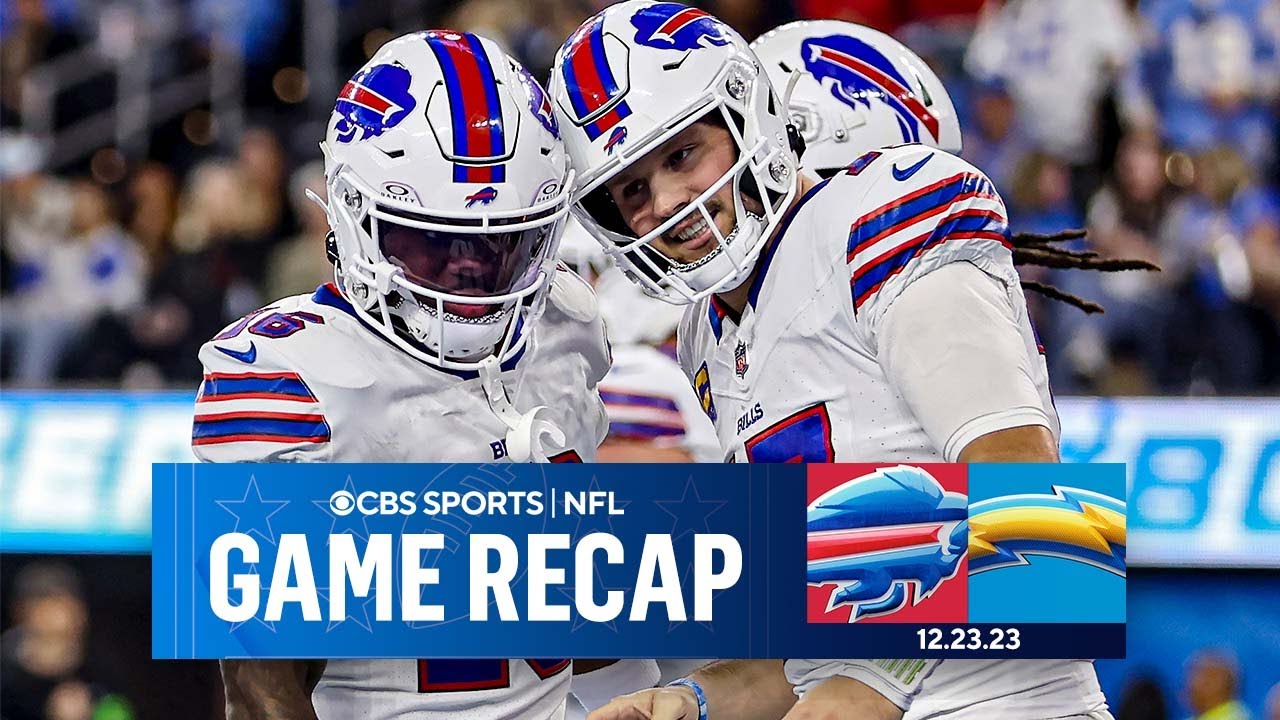 Bills Move Into WILD CARD Spot With Big Win Over Chargers I Game Recap ...