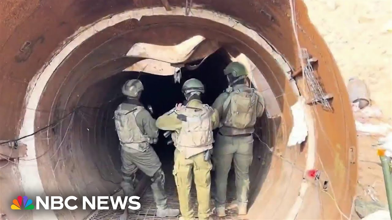 Preview: NBC News gets first-hand look inside the ‘largest Hamas tunnel ...