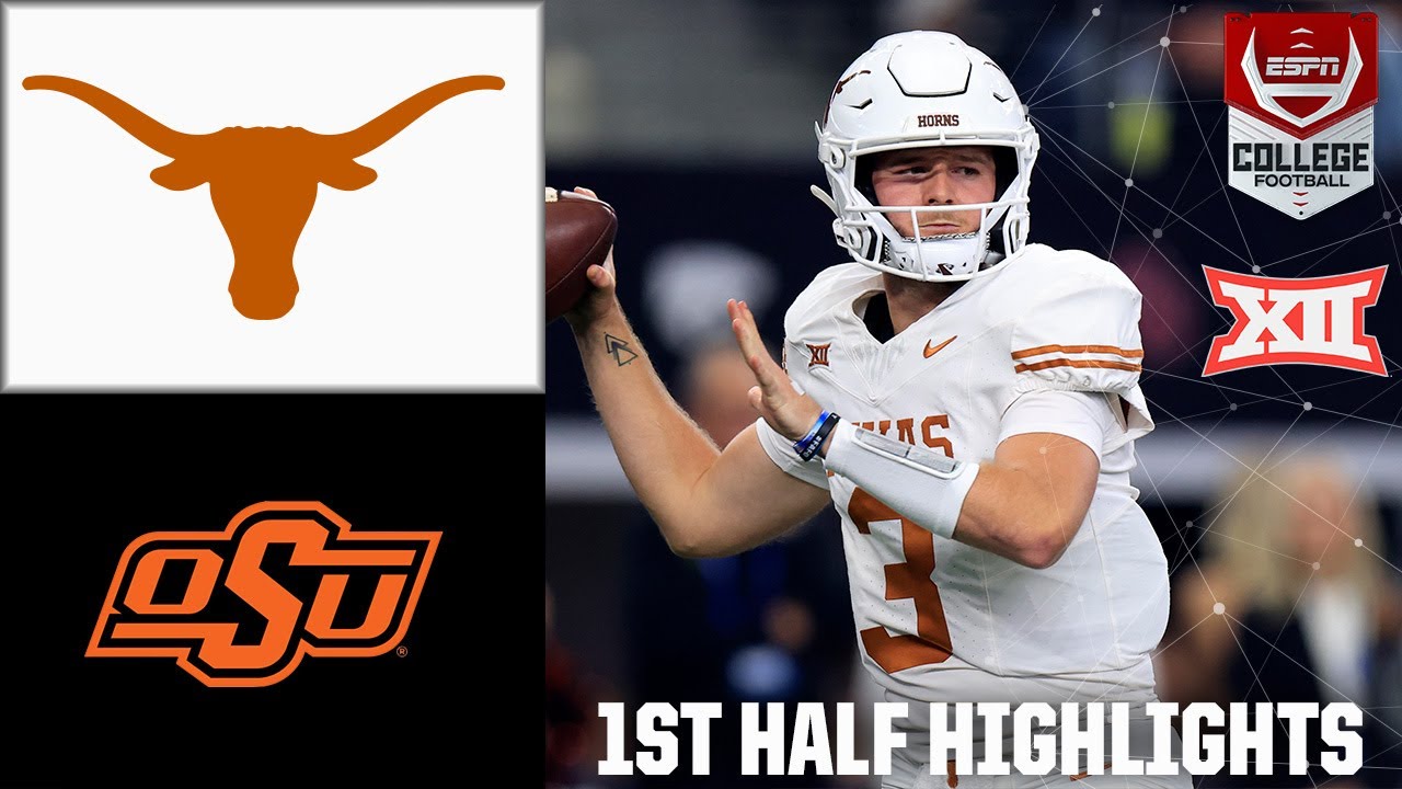 Oklahoma State Cowboys vs. Texas Longhorns 1st HALF HIGHLIGHTS | ESPN College Football - The ...