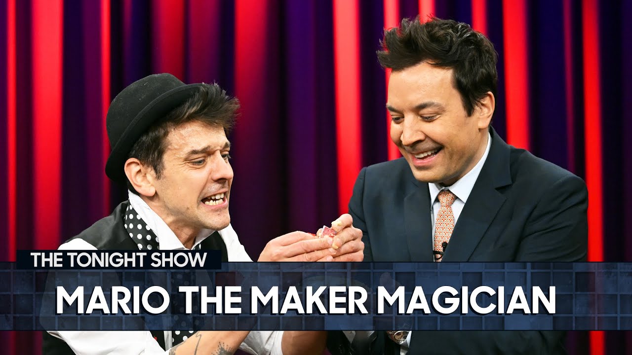 Mario the Maker Magician Wows Jimmy with a Mind-Blowing Card Trick ...