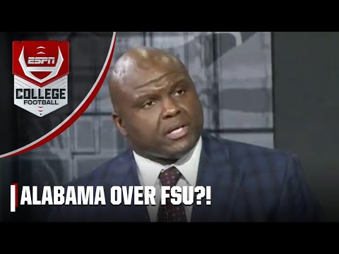 Booger McFarland UPSET over Alabama over FSU in the CFP?! | CFP Selection Show - The Global Herald