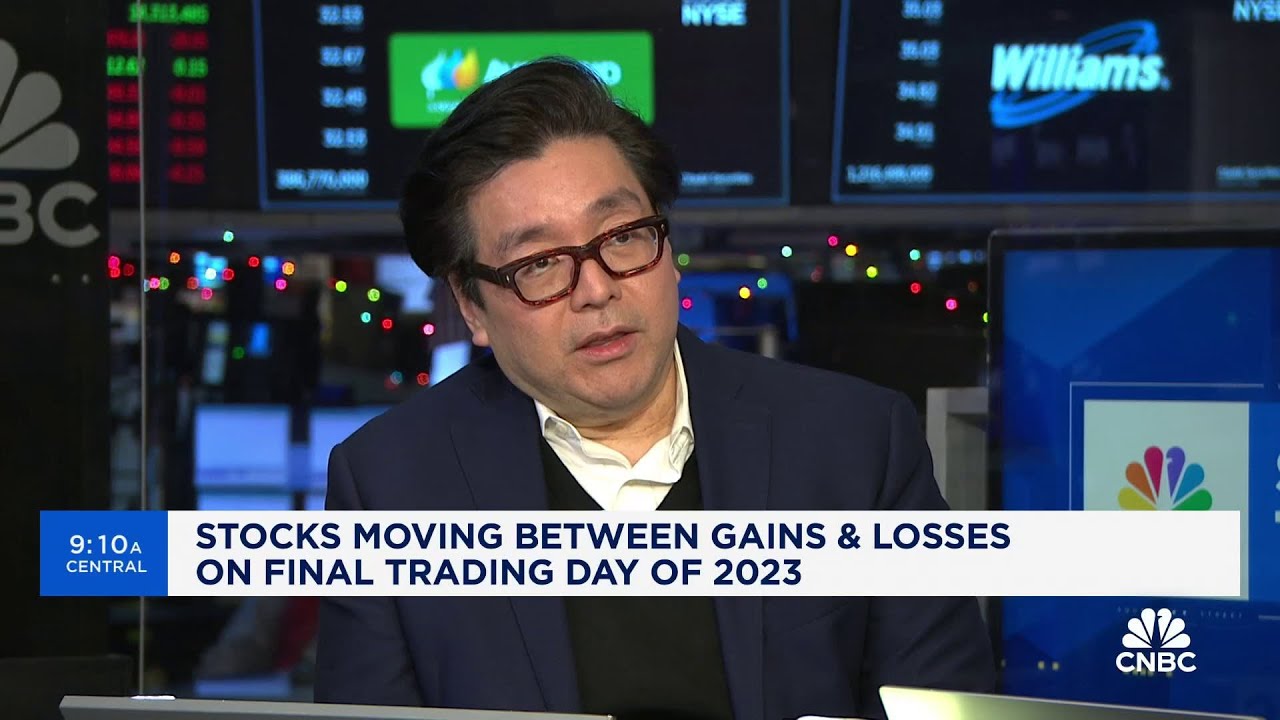 Markets have a 50% chance to see double-digit growth in 2024, says Fundstrat's Tom Lee - The ...