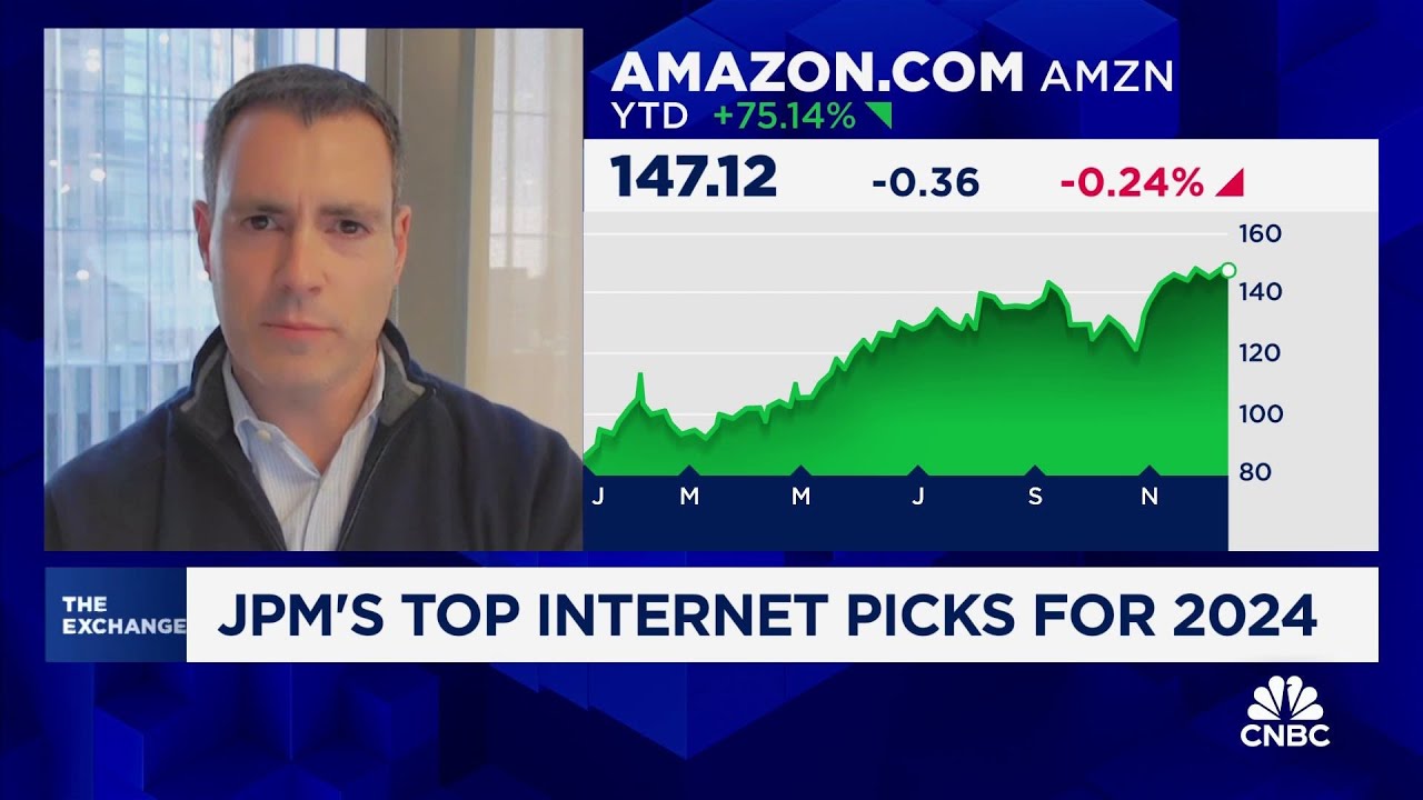 Here's why Amazon is JPMorgan's top internet pick for 2024 - The Global ...