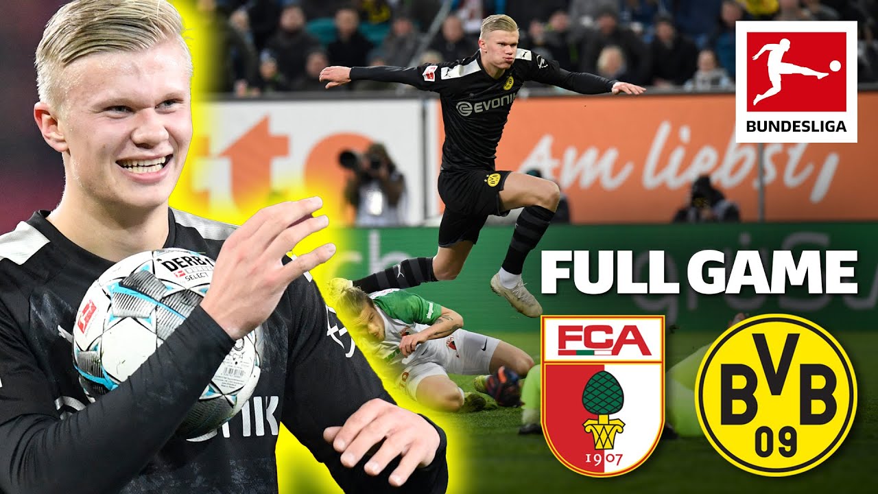 Erling Haaland's Debut plus HAT-TRICK | FULL GAME | FC Augsburg ...