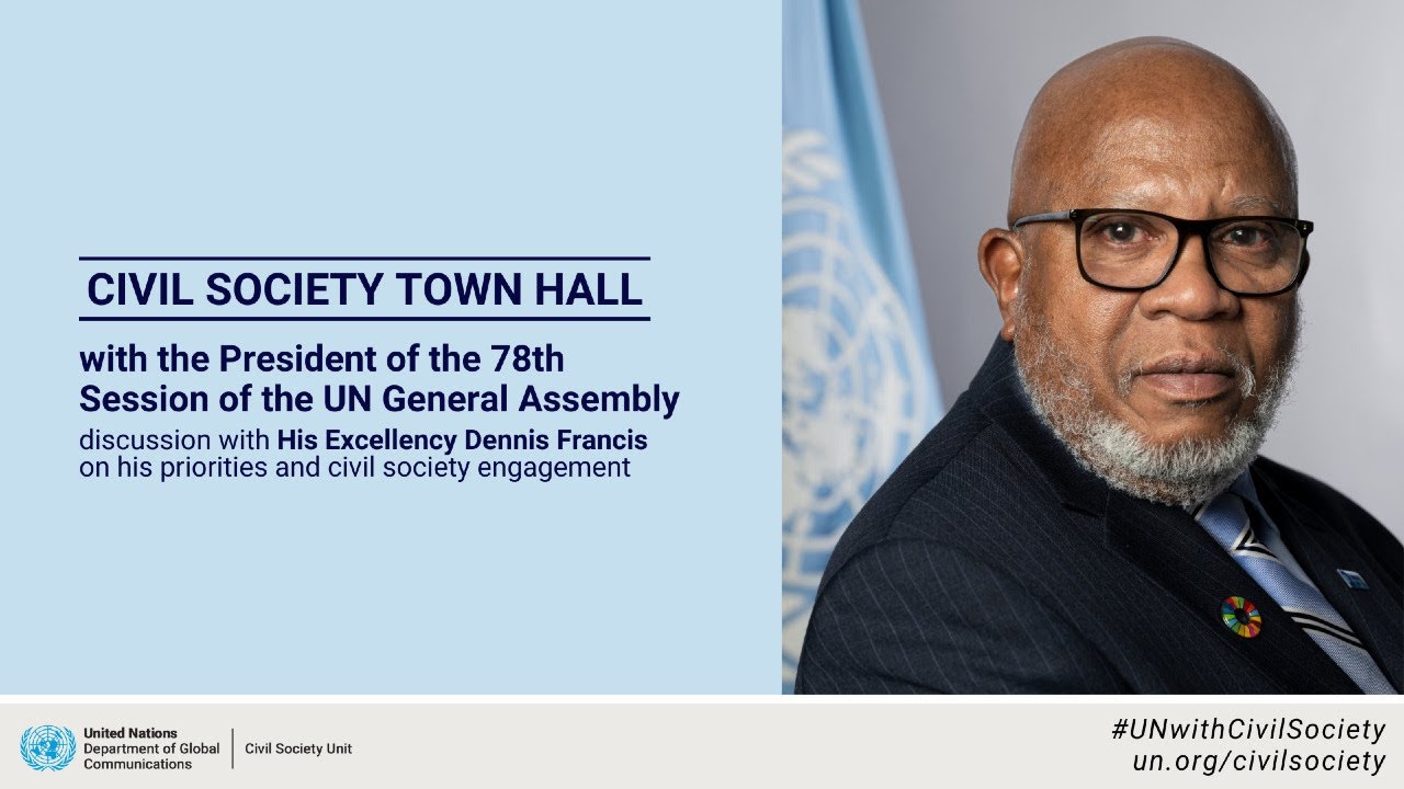 Civil Society Town Hall with the President of the 78th Session of the ...