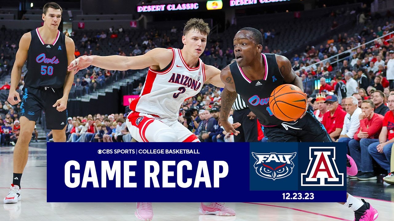 No. 14 Florida Atlantic UPSETS No. 4 Arizona in 2OT | Game Recap | CBS ...