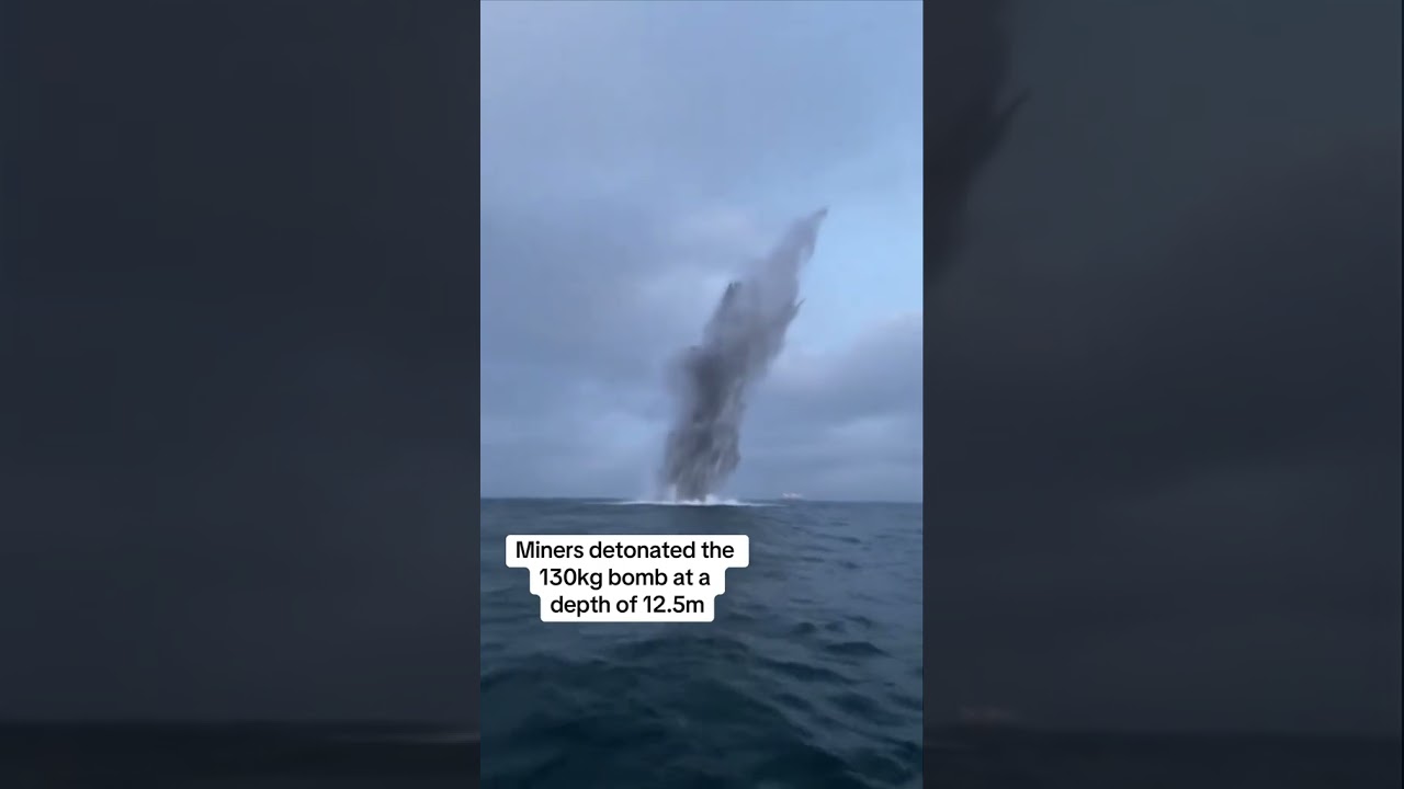 Bomb explodes underwater off coast of Denmark - The Global Herald